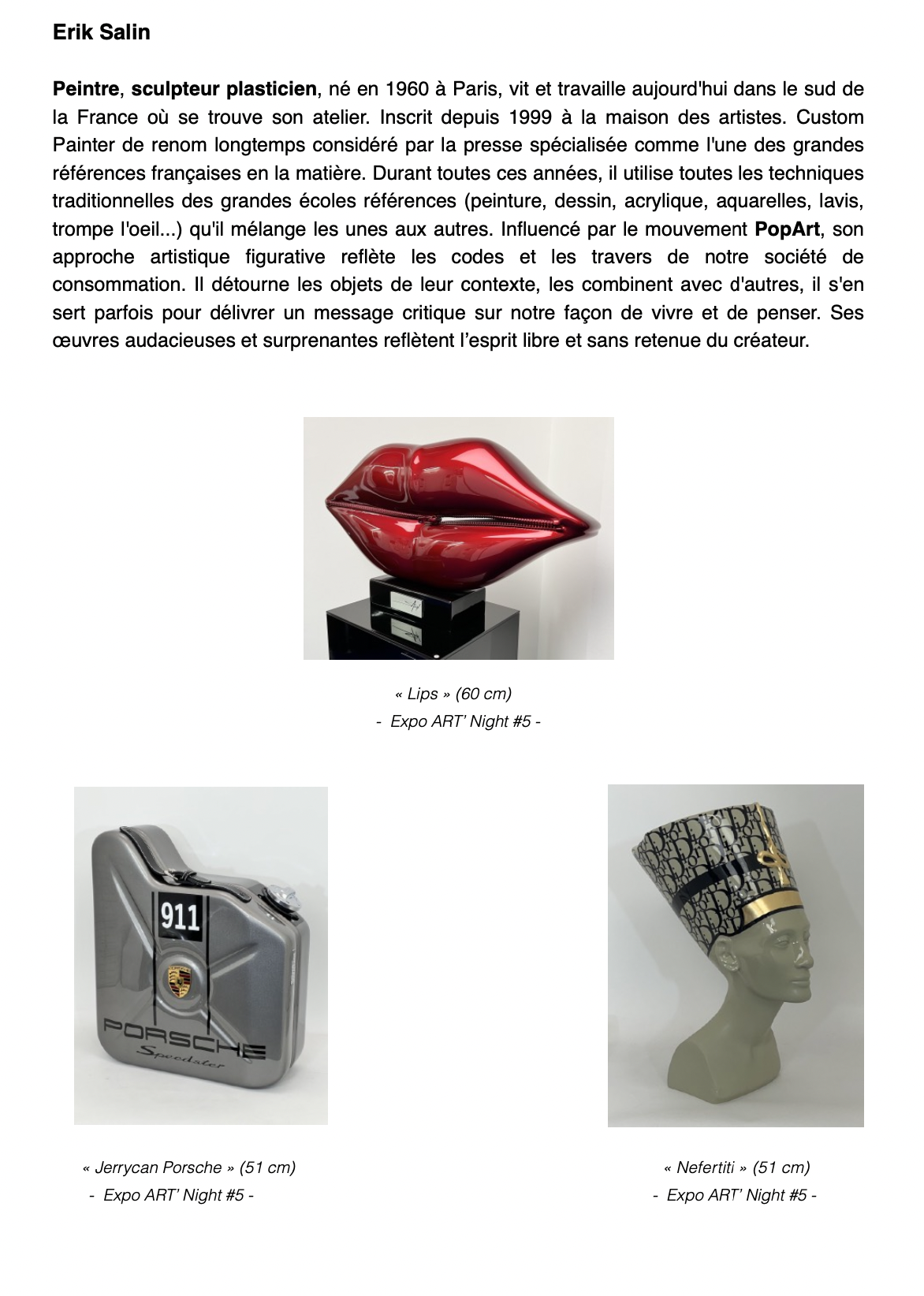 EYECOMÉrik Salin - ART' Night #5 - EYECOM